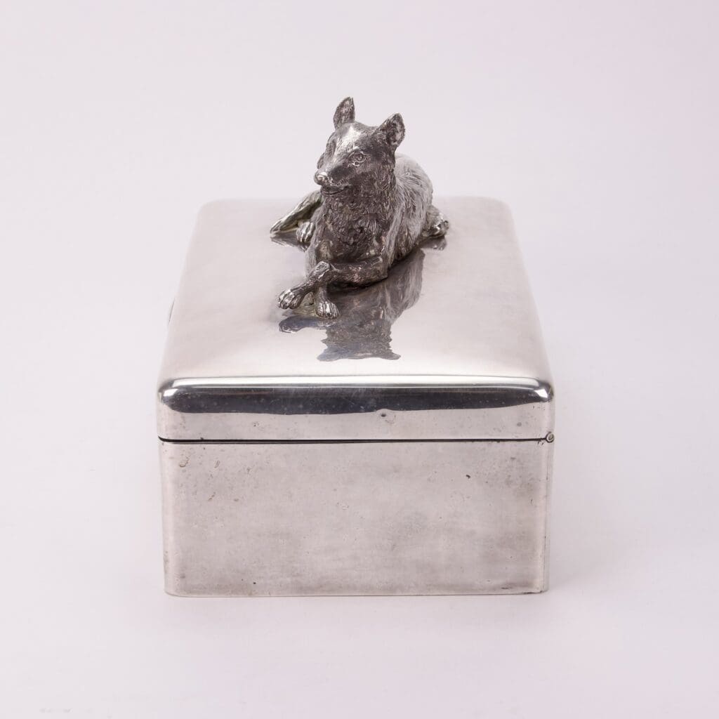 Georgian 1923 London 925 Sterling Silver Goldsmiths & Silversmiths Wolf ...